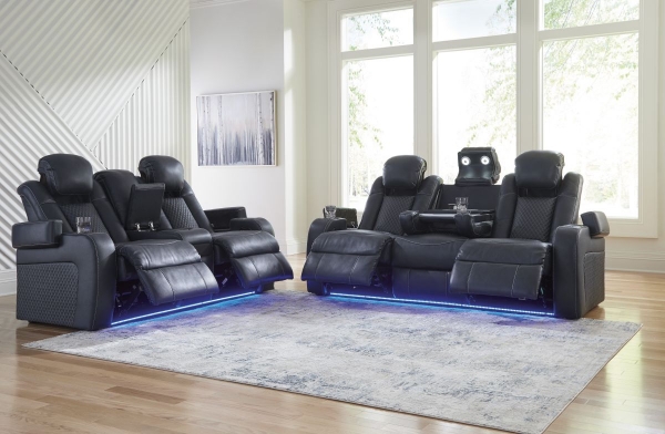 Fyne-Dyme Sapphire 2-Piece Power Reclining Living Room Set