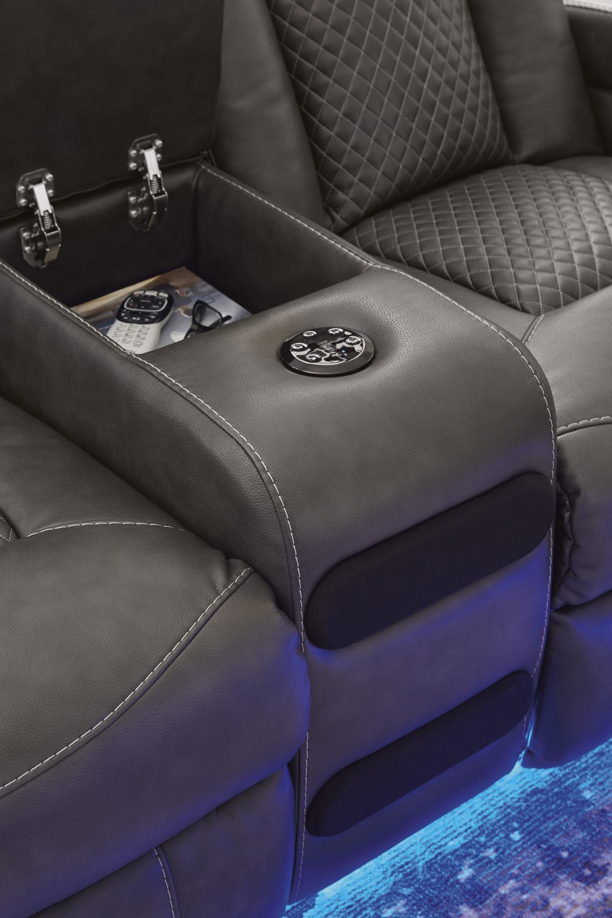 Fyne-Dyme Shadow 2-Piece Power Reclining Living Room Set