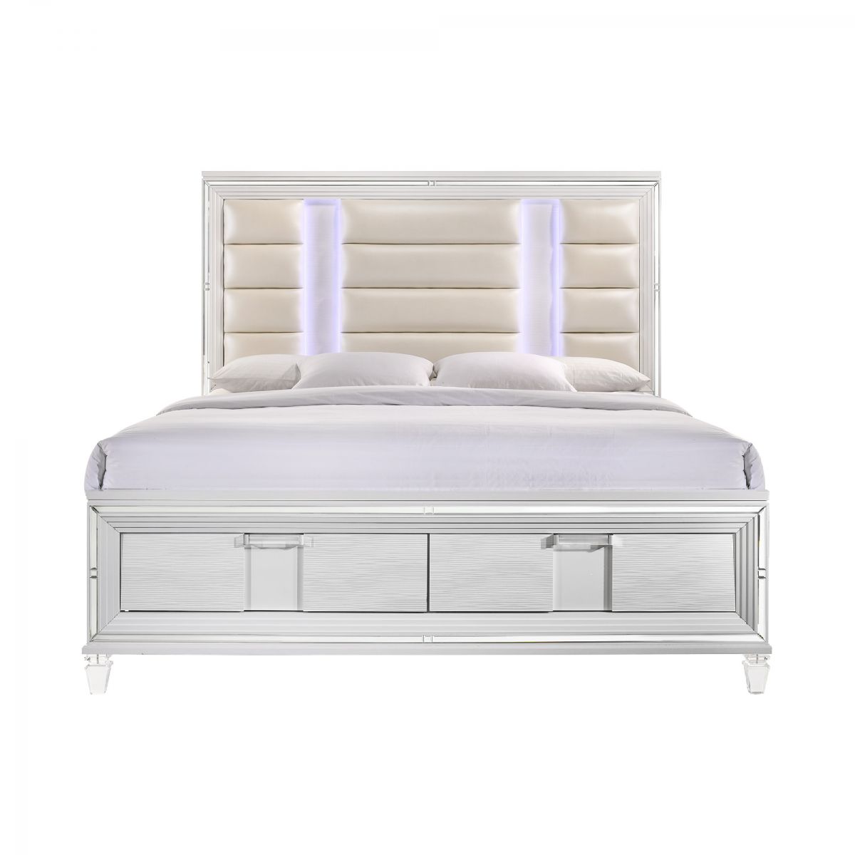 Twenty Nine White King Storage Bed - Beds | Furniture Deals Online