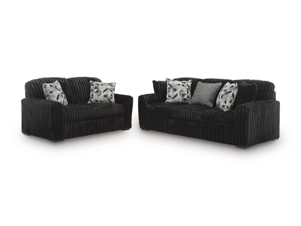 Midnight Onyx 2-Piece Living Room Set