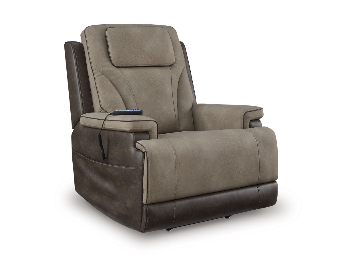 Zelner Sand Power Lift Recliner - Recliners | Furniture Deals Online